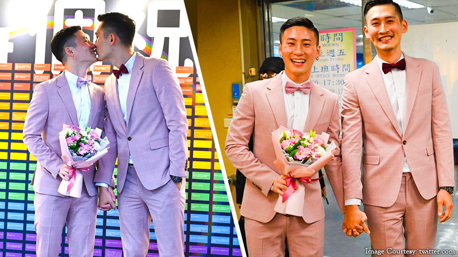 Taiwan Holds Asias First Gay Legal Marriage