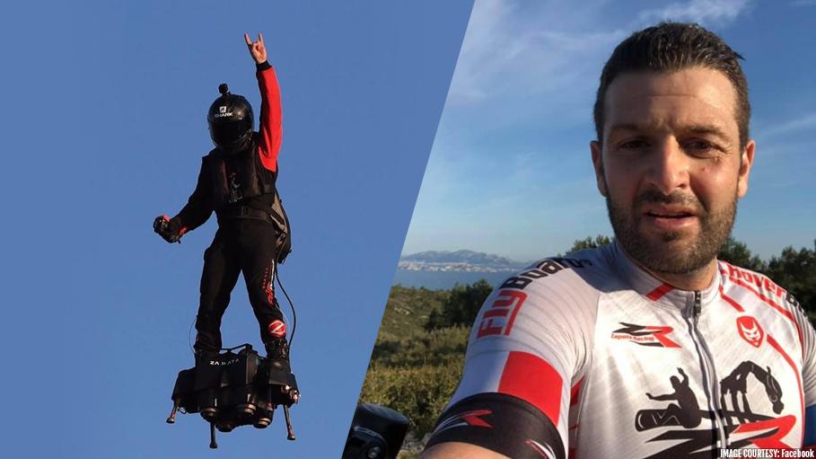 French Rocket Man Finally Succeeded in Crossing the English Channel