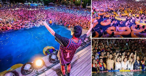 China Tabloids Support Wuhan after Pool Party Pictures Go Viral
