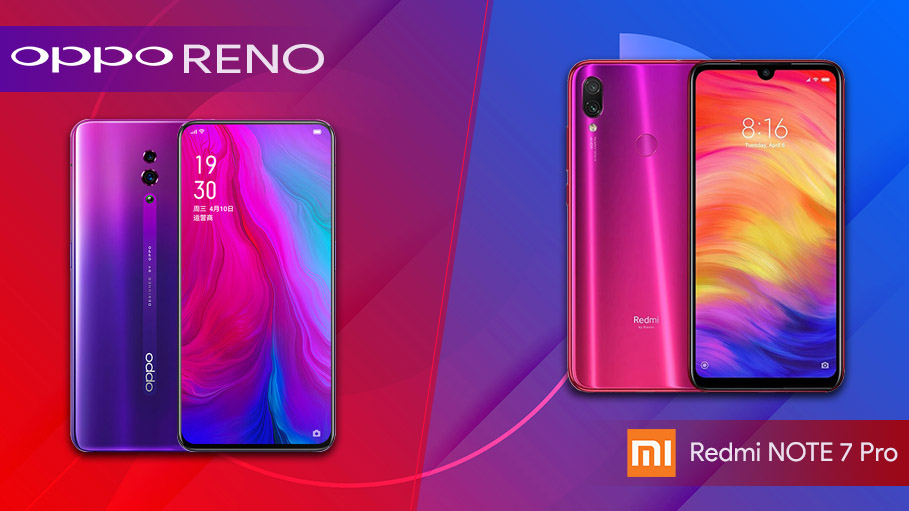 Oppo Reno vs Xiomi Redmi Note Pro 7 - the 48 MP Camera Competition