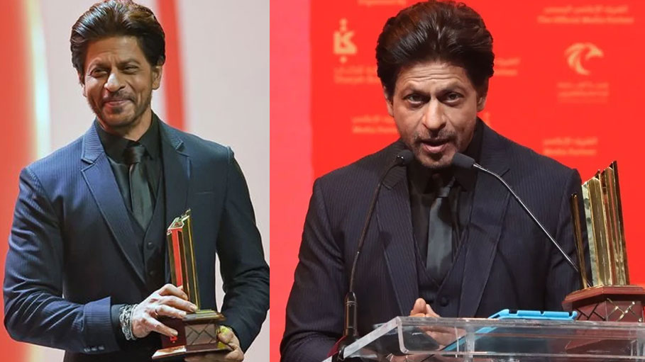 Shah Rukh Khan Receives Award in Sharjah, Wins over Audience with ...