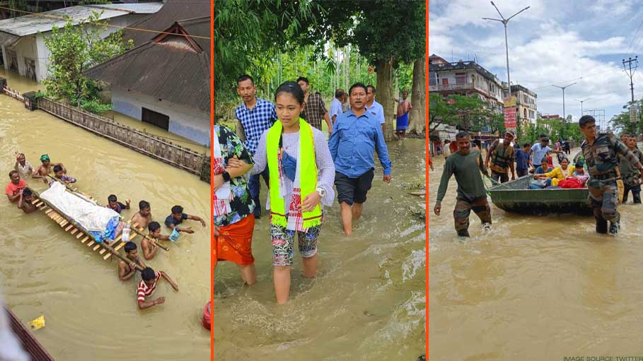 Assam Flood Situation: Over 21 Lakh People Affected, Silchar Worst-Hit