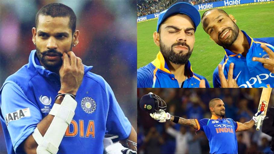 Virat Kohli, Dinesh Karthik Lead Birthday Wishes to Shikhar Dhawan Virat Kohli, Dinesh Karthik Lead Birthday Wishes to Shikhar Dhawan