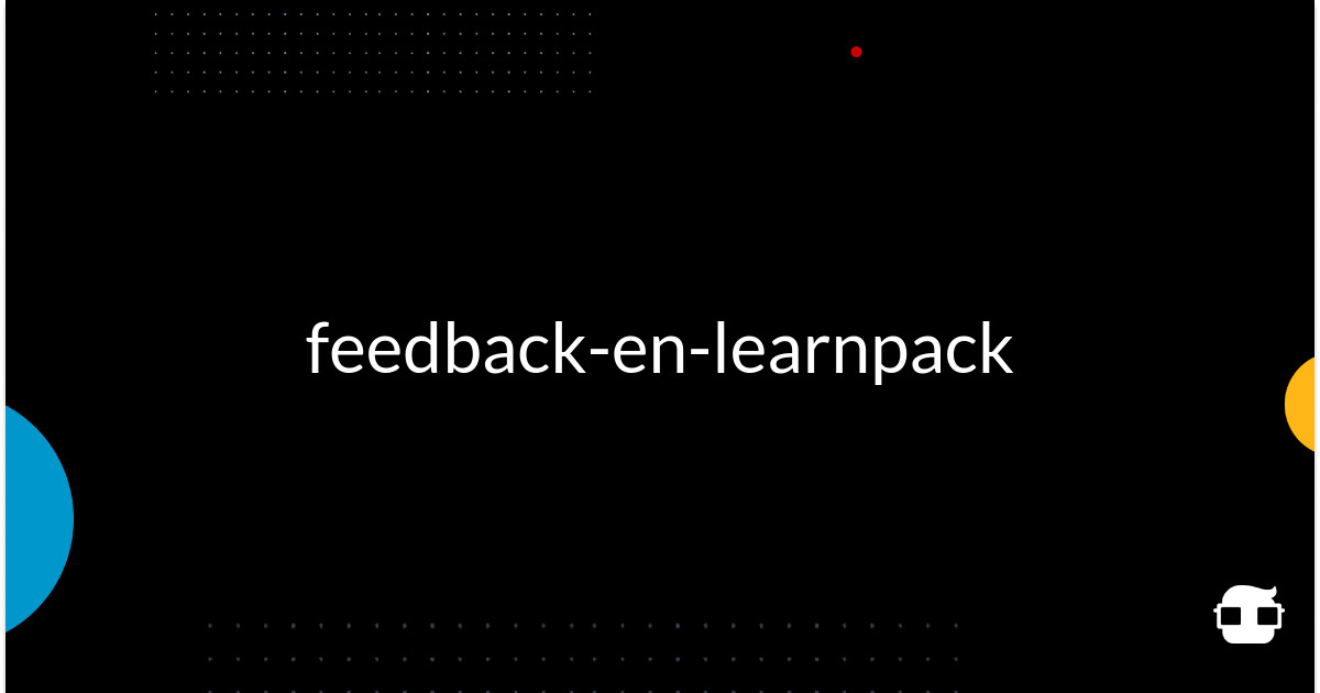 feedback-en-learnpack