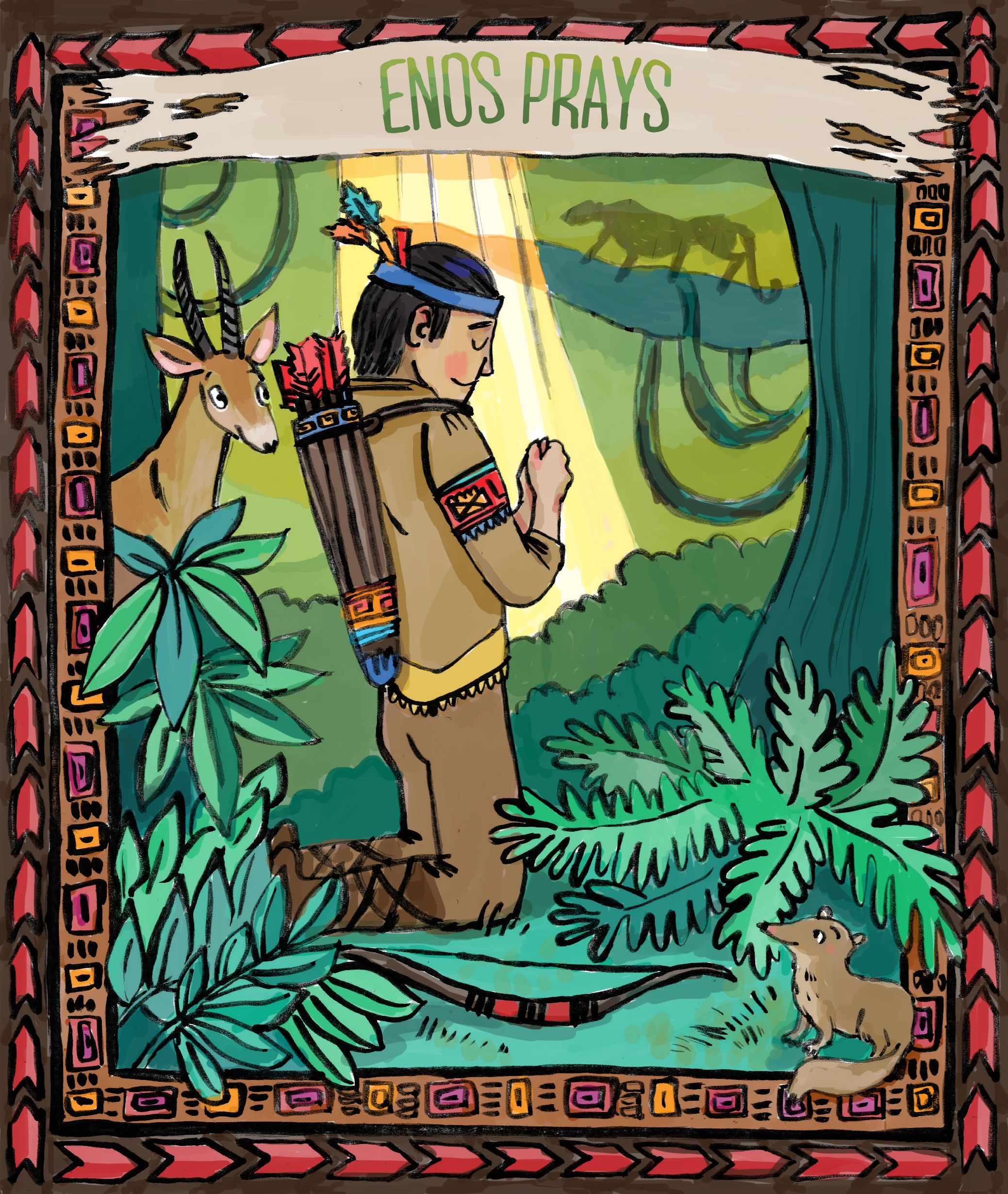 Enos Prays | ScriptureCentral