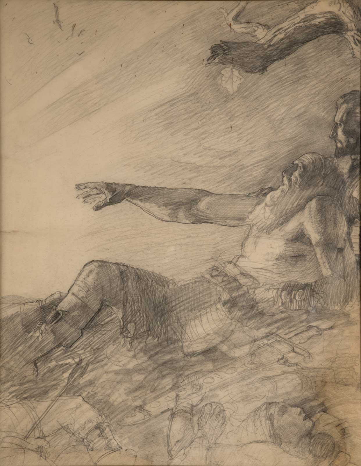 Sketch of "Mormon Bids Farewell to a Once Great Nation" | Sc