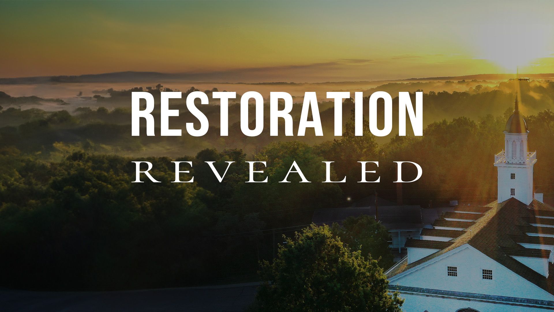 New Restoration Revealed Documentary Series