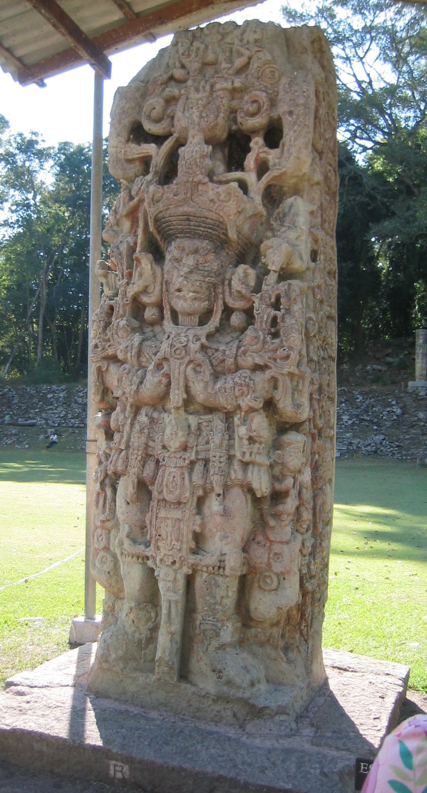 Copan Stela B (Copan, Honduras) | ScriptureCentral