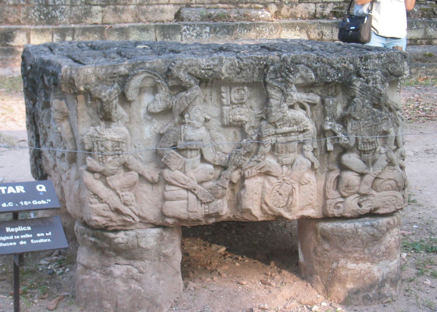 Copan Altar Q Replica (Copan, Honduras) | ScriptureCentral
