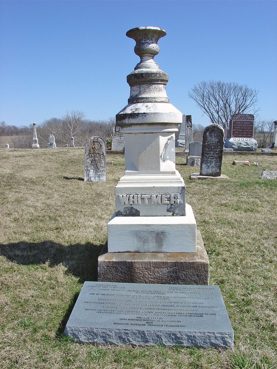 Grave of John Whitmer | ScriptureCentral