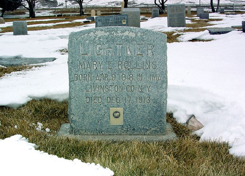 Grave of Mary Elizabeth Rollins Lightner | ScriptureCentral