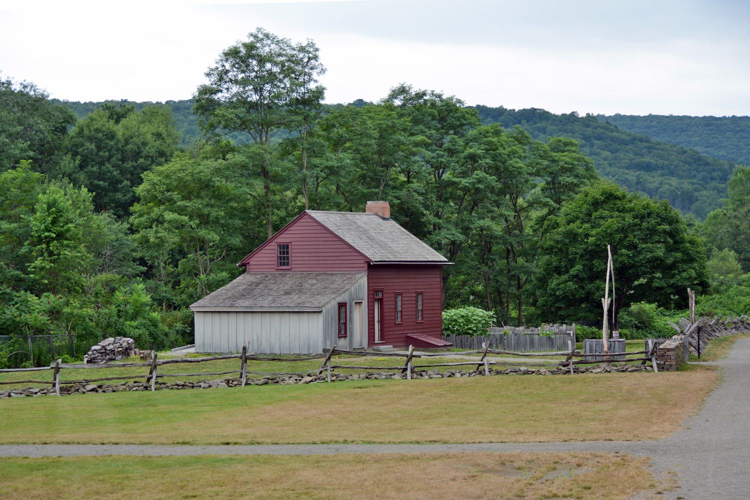 View of Rebuilt Harmony Home of Joseph and Emma Smith in 201