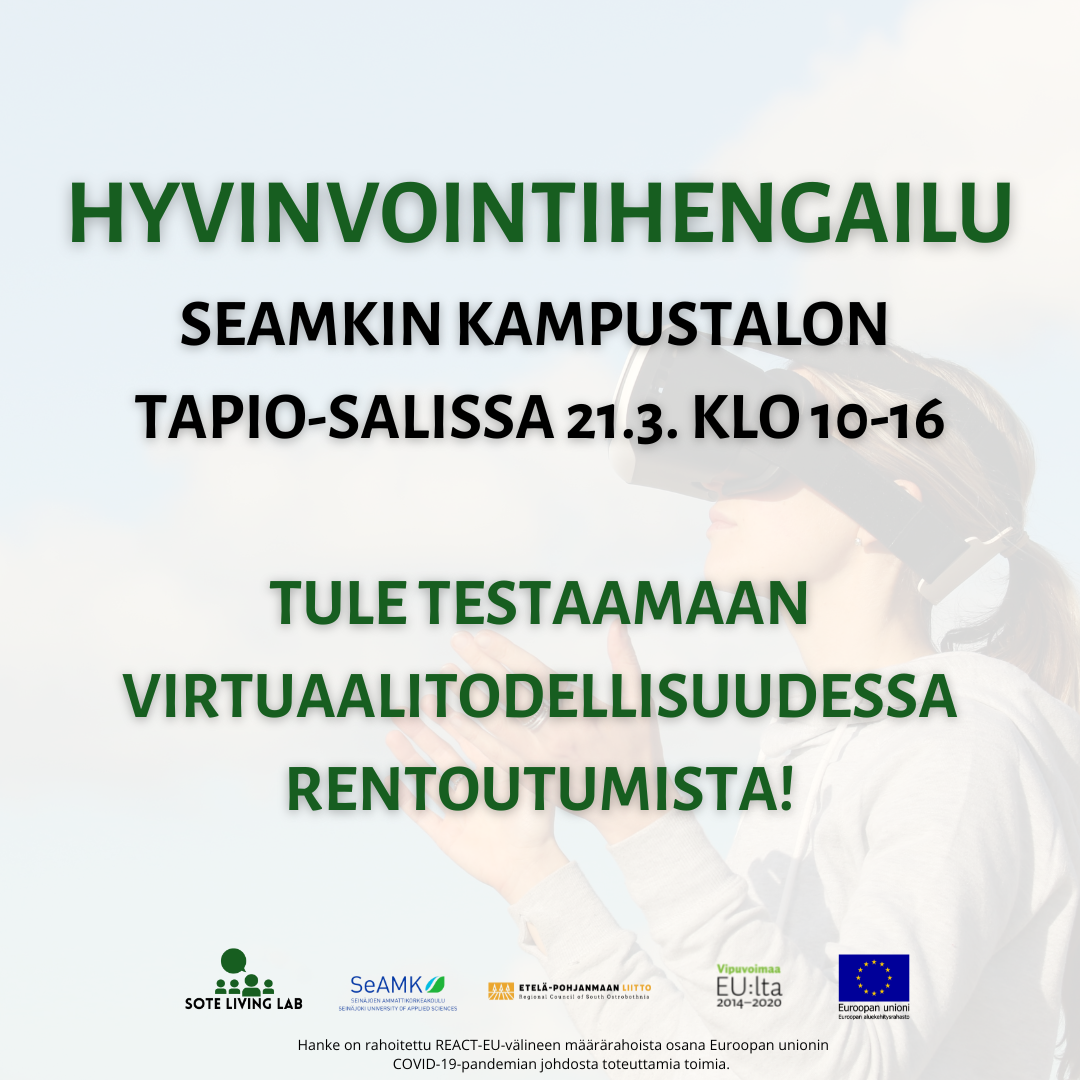 Hyvinvointihengailu - VR-esittely | SEAMK.fi