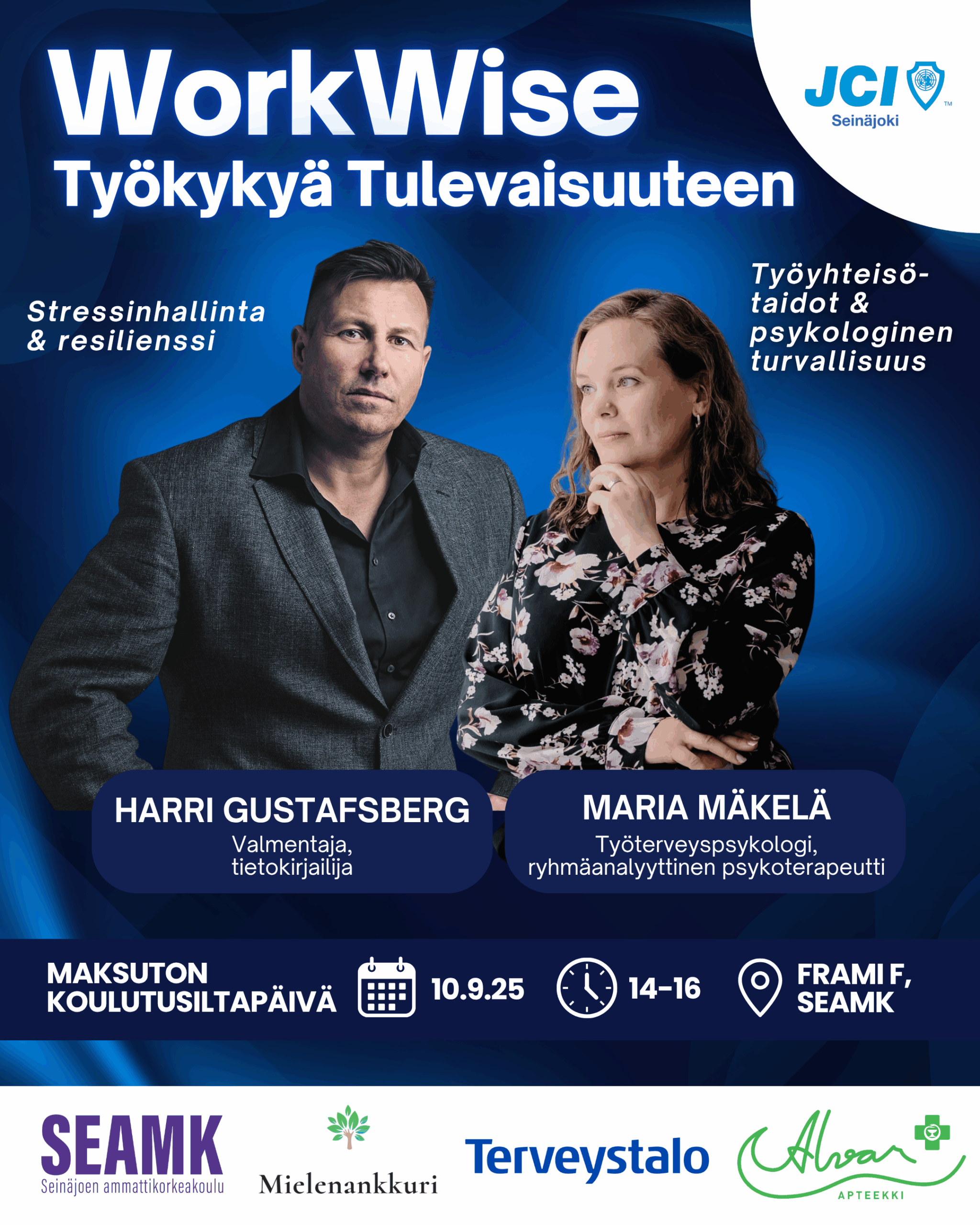 SEAMK Foorumi + JCI Seinäjoki: WorkWise - Työkykyä Tulevaisuuteen ...