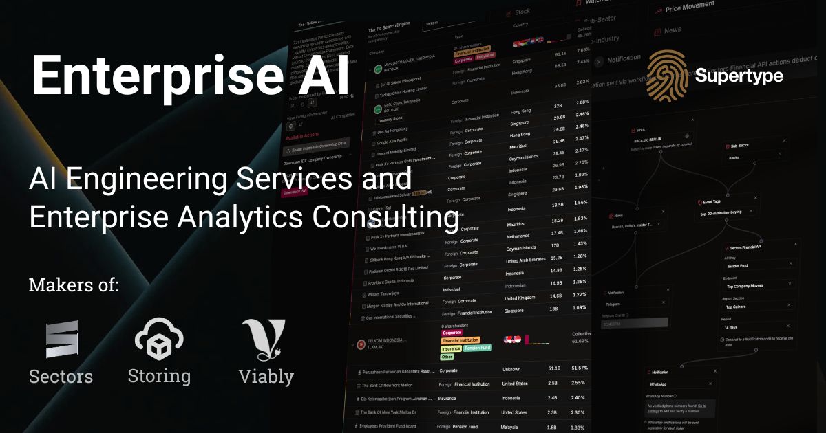 Supertype — AI Consultancy for Enterprise | Supertype