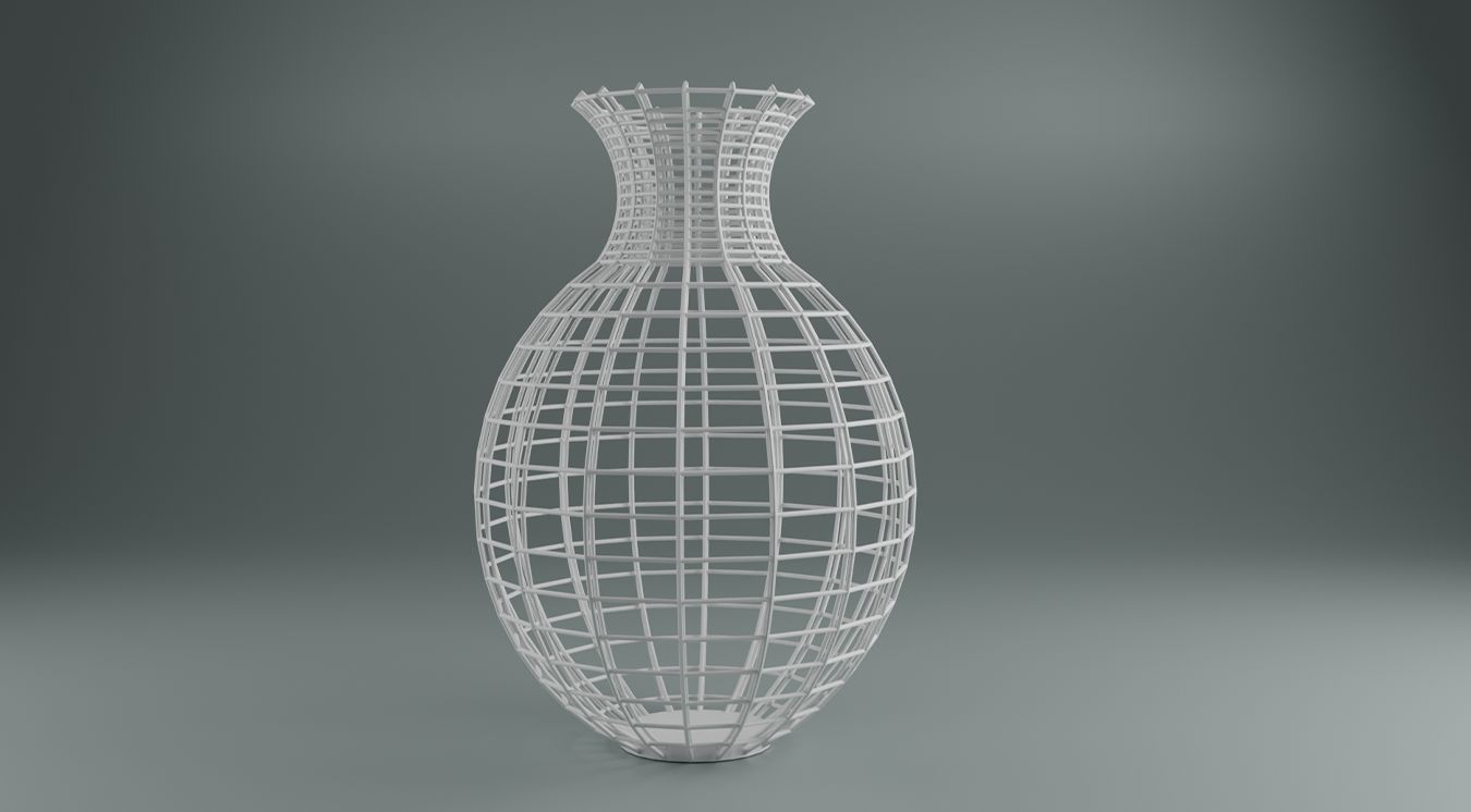 wireframe Vase