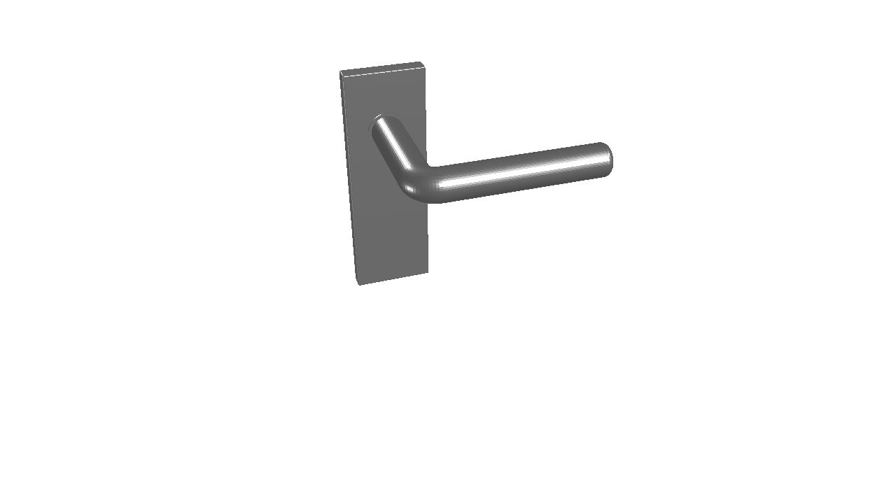 Simple Metal Door handle