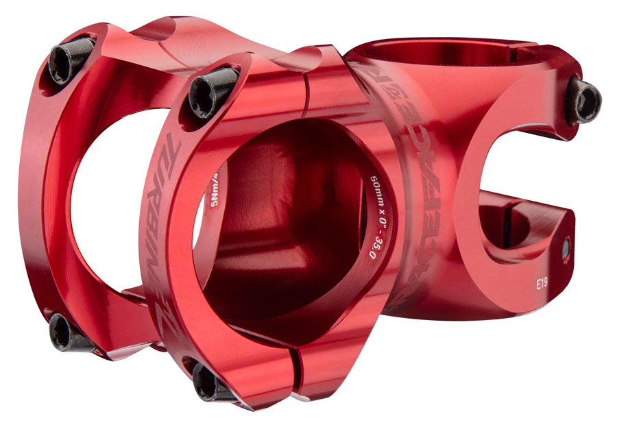 RaceFace Turbine R 35 Stem - 50mm, 35mm Clamp, +/-0, 1 1/8", Red ...