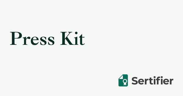Press Kit | Sertifier | Press Kit & Logo Manual
