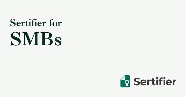 Digital Credentialing Platform for SMBs - Sertifier