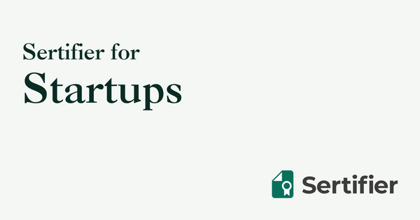 Digital Credentialing Platform For Startups Sertifier
