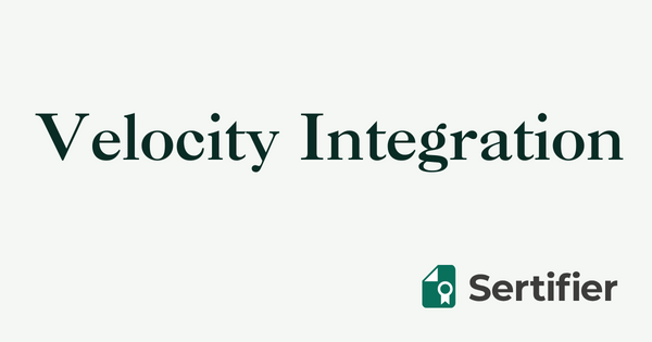 Credential Excellence Network with Sertifier and Velocity Network™