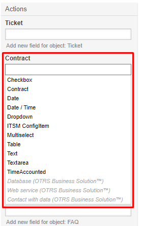 InBox ContractManagement | Features (AddOns)