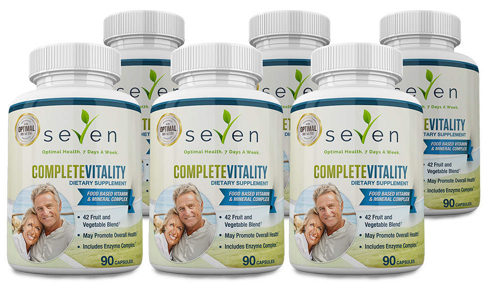 Seven Nutrition - Complete Vitality MultiVitamin - Save 65% + Free Shipping
