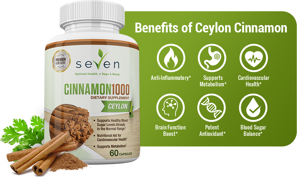 Seven Nutrition - Advanced Ceylon Cinnamon Formula - Buy 1 Get 2 Free ... Seven Nutrition - Advanced Ceylon Cinnamon Formula - Buy 1 Get 2 Free ...