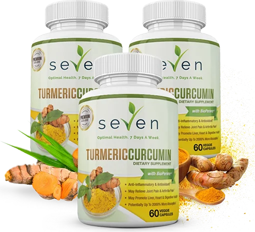 Premium Grade Turmeric Curcumin - 75% OFF + Free Shipping - Seven Nutrition