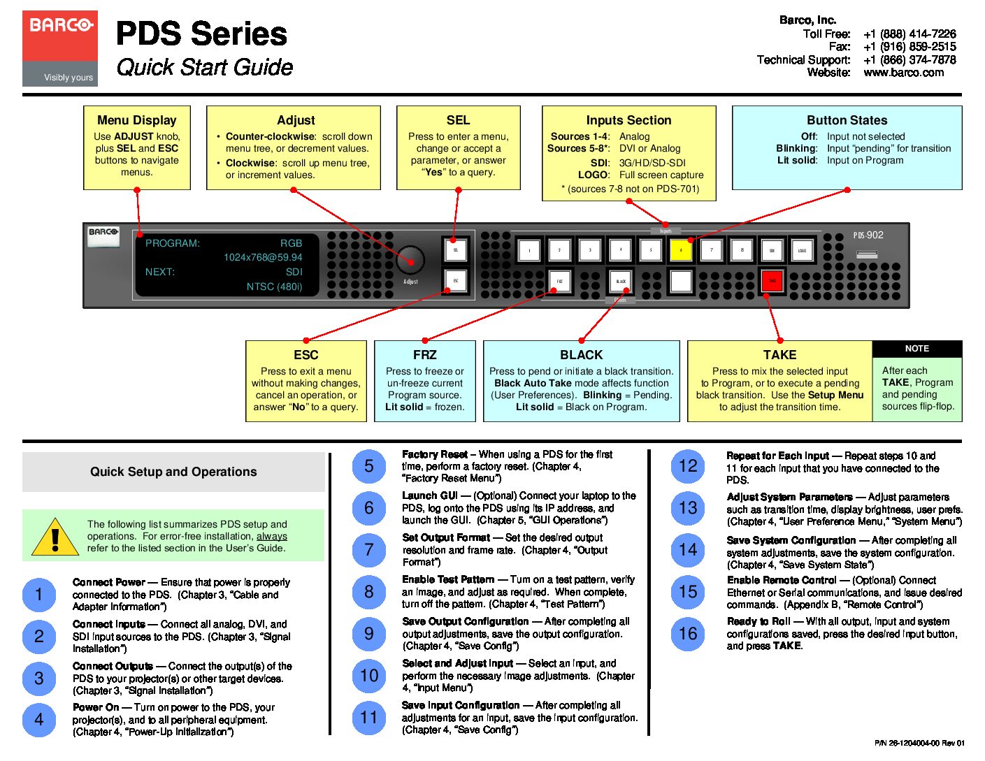 PDS Quick Start Guide - SFL
