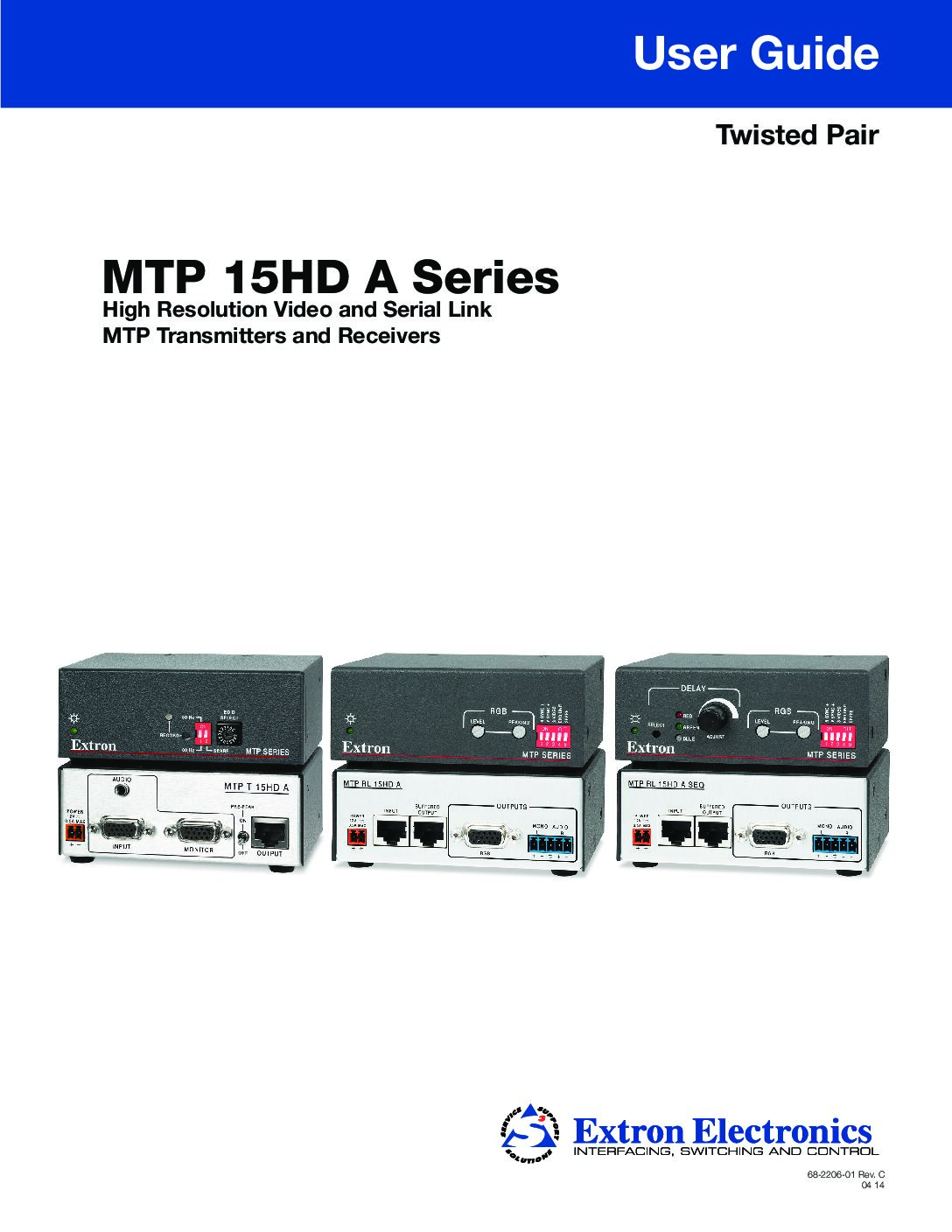 MTP 15HD User Manual - SFL