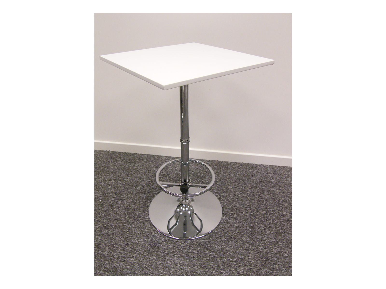 Table, White Square Poseur - SFL