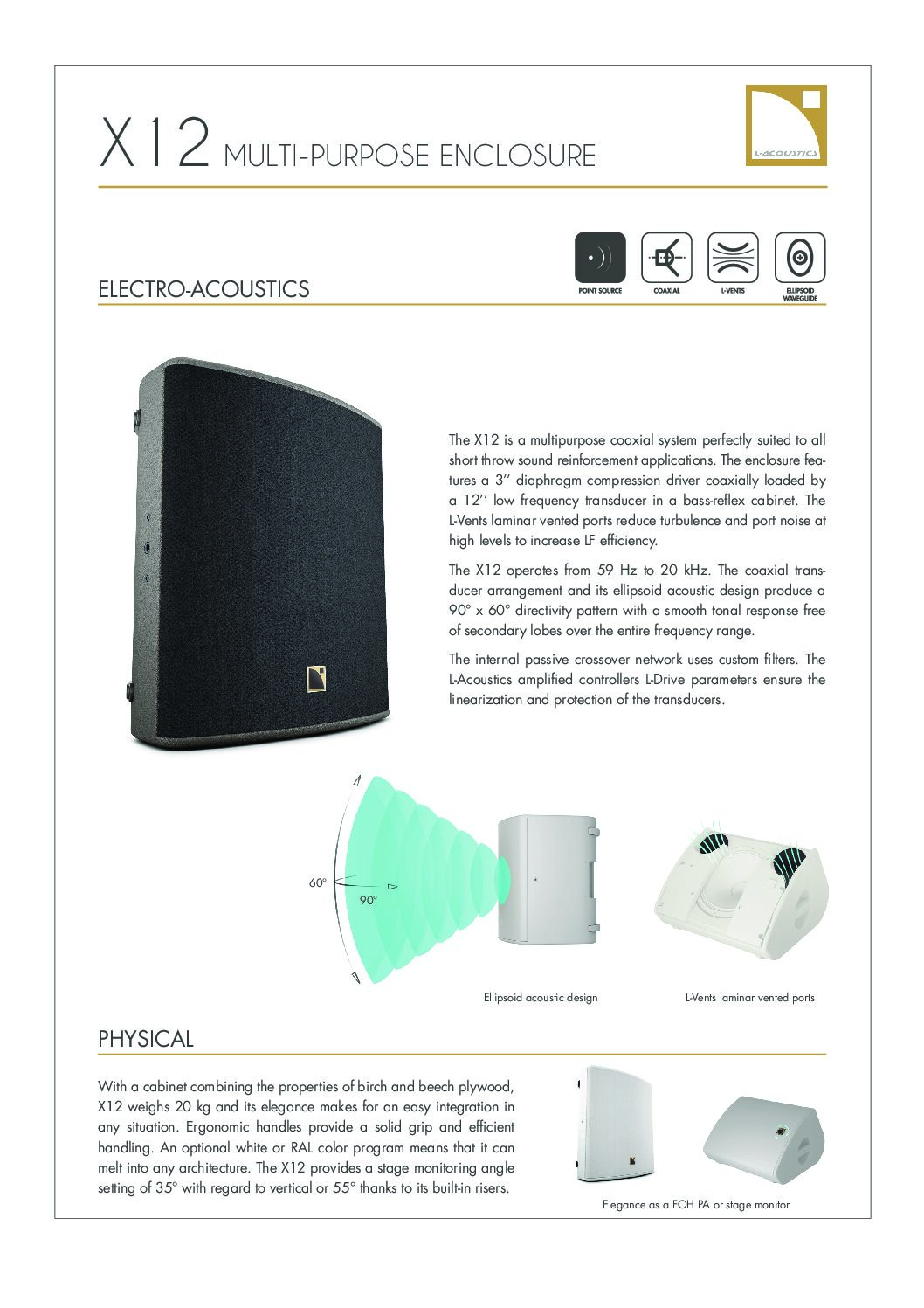 X12 Spec Sheet - SFL