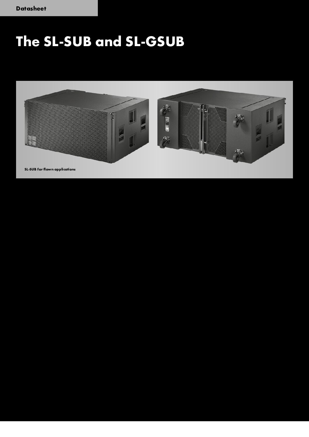 SL sub datasheet - SFL