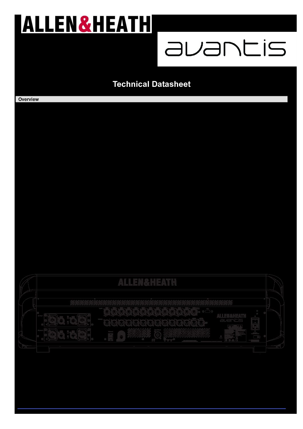 Avantis Technical Datasheet - SFL