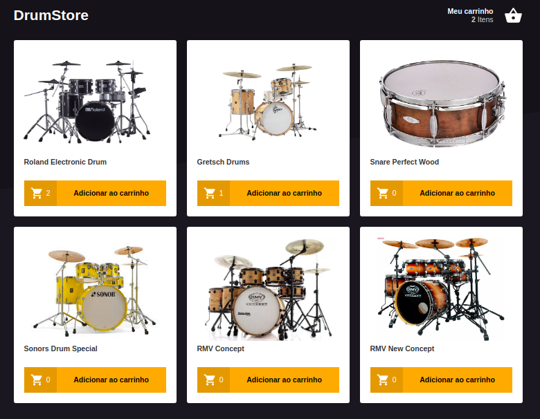GitHub - guerlak/drum-store: Drum Store Sample using react && redux