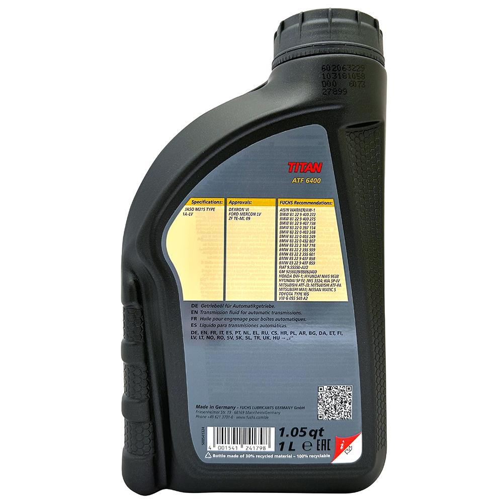 Fuchs Titan ATF 6400 長效泛用6號變速箱油 | CARPARTGO 車百購