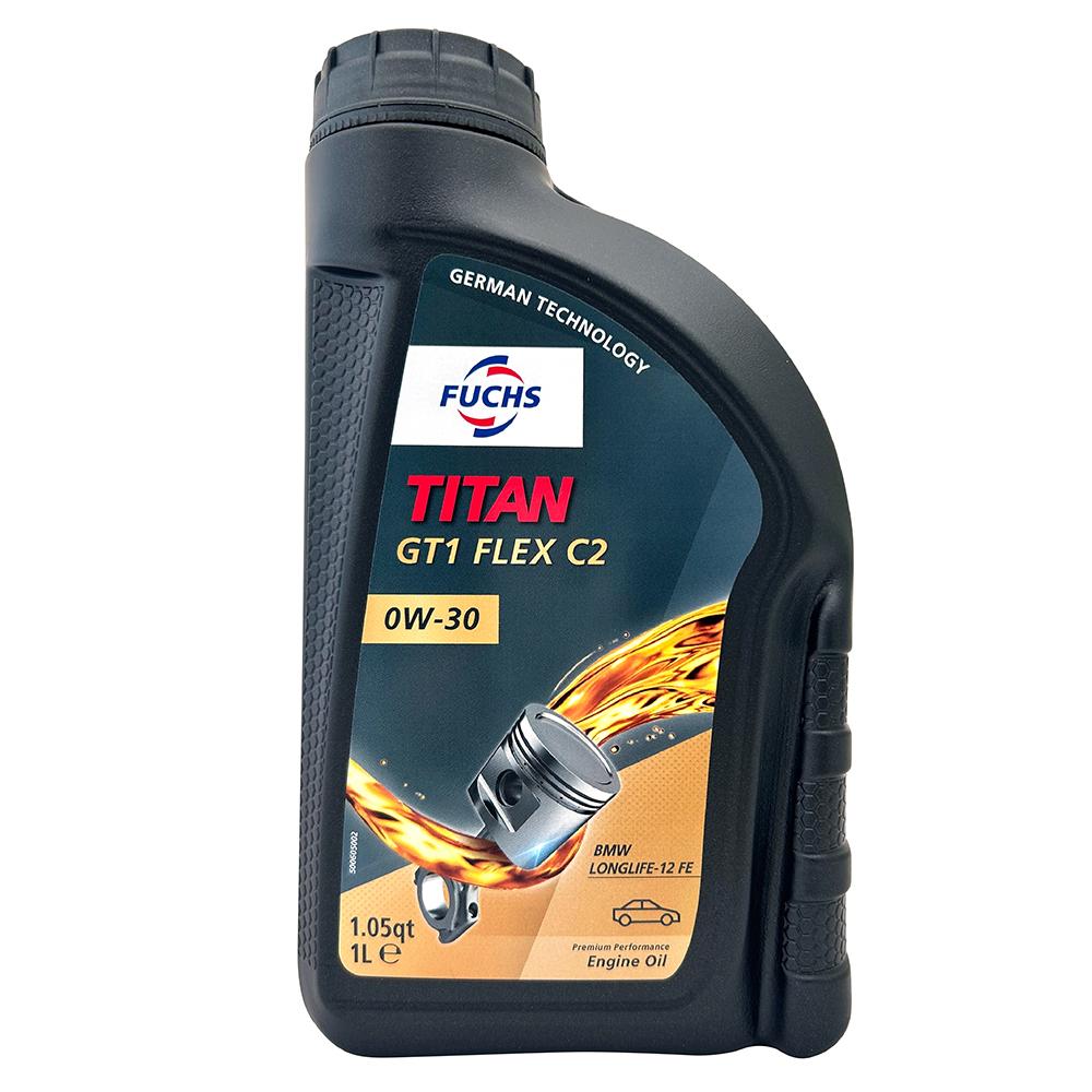 Fuchs TITAN GT1 FLEX C2 0W30 高性能全合成機油 卓越的保護耐磨性和性能 | CARPARTGO 車百購