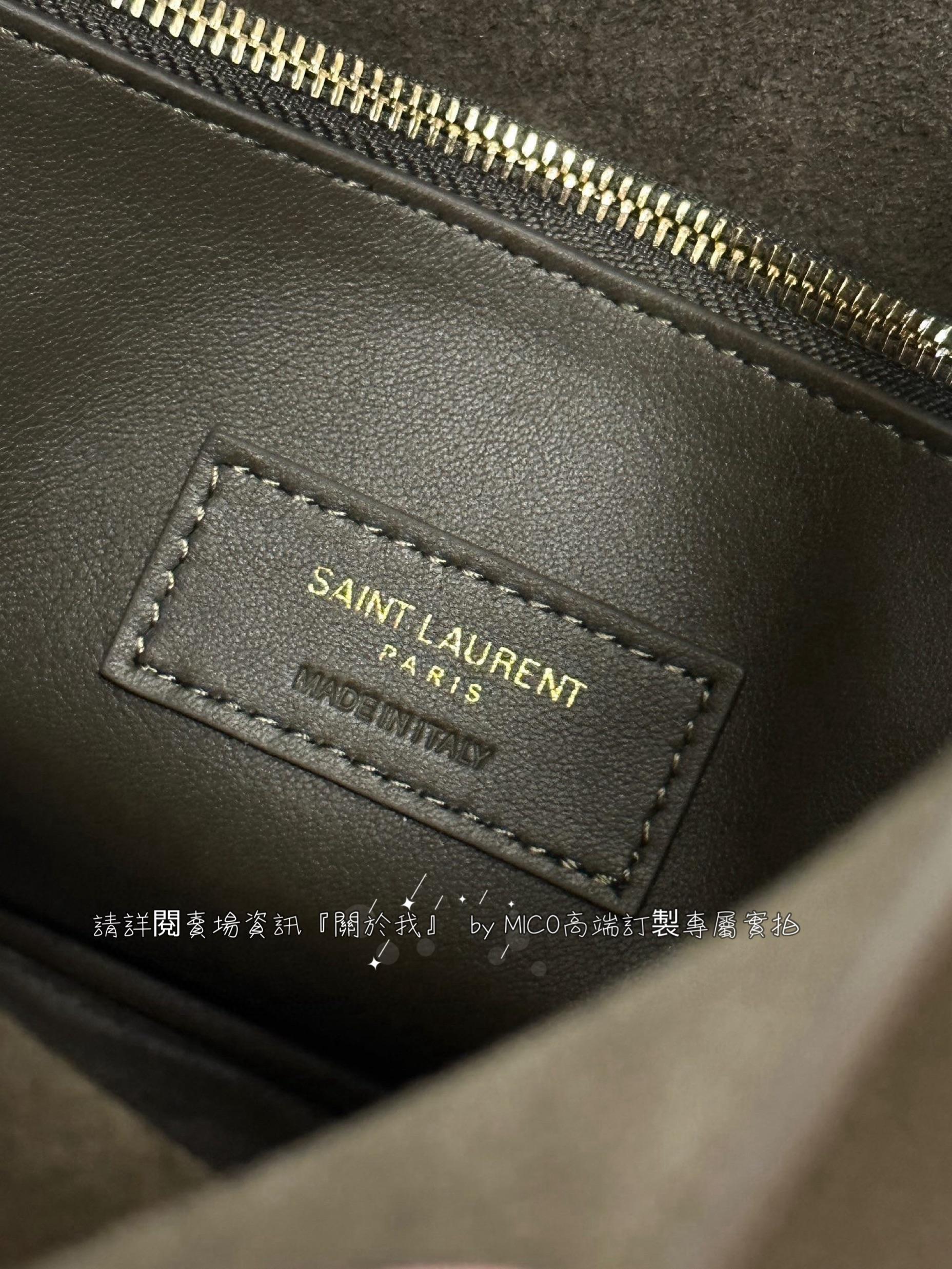 YSL 聖羅蘭 新色 橄欖綠 Le 5A7 Soft Hobo 腋下包/肩背包 牛皮 真皮 23cm | Mico高端訂製