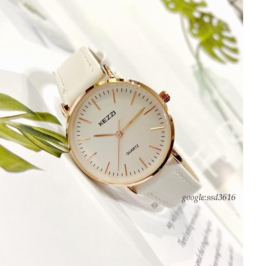 【KEZZI珂紫/加贈電池】日韓港超人氣腕錶/加贈電池/大小錶徑/簡約風格文青錶/情侶對錶【台灣現貨】k1687G |經緯度鐘錶 KING'S ...