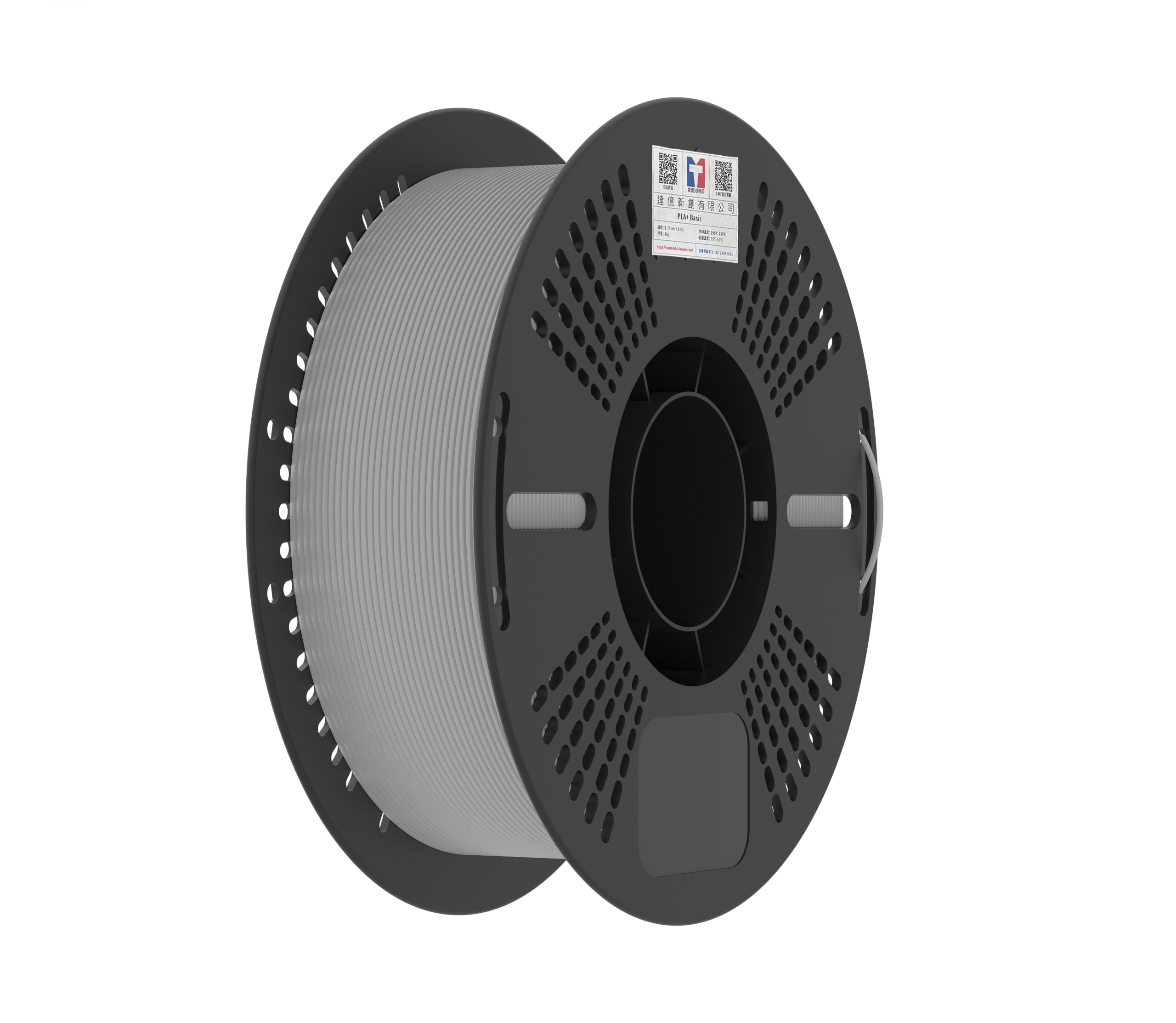 PLA+Basic 淺灰色 Light Gray 達億3D列印 Mastech 3D Printer