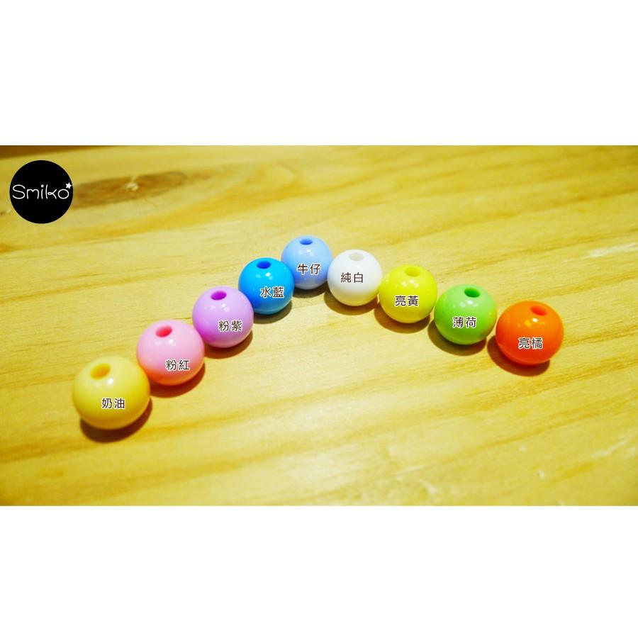 Smiko腸腸妞【5K7301】10mm圓形//孔2.5mm平滑無毛邊串珠材料 珠珠/手環/手鍊 | Smiko腸腸妞