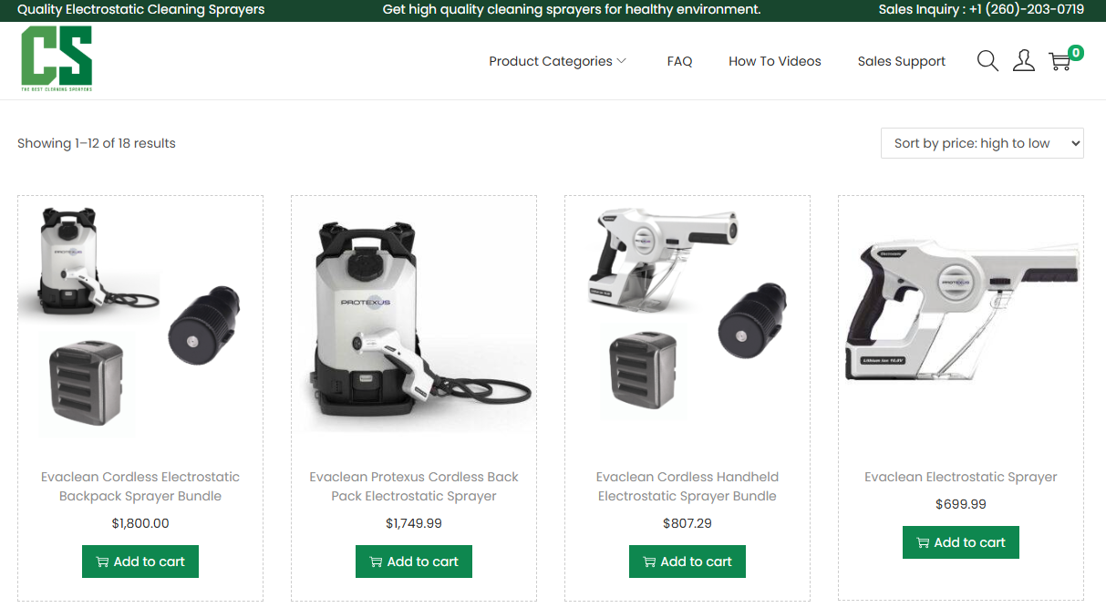 CS Cleaning Sprayer | Shwecloud