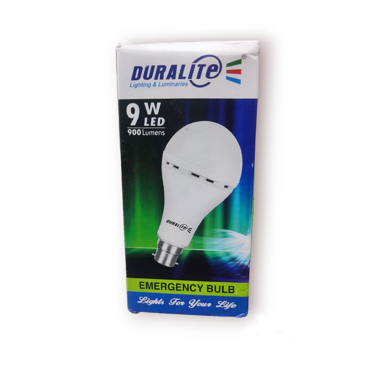 Duralite Rechargeable Emergency LED Bulb - 9W (Cool Day Light) Voltage ...