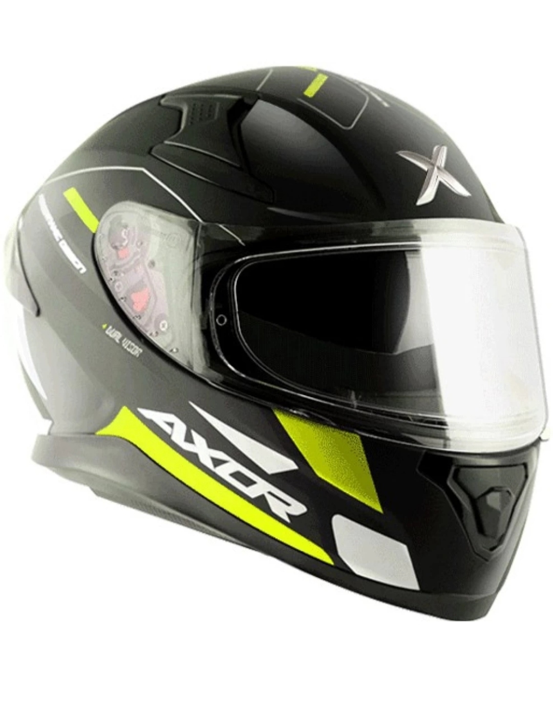 Axor Apex Turbine Black Neon Grey Helmet (Glossy)