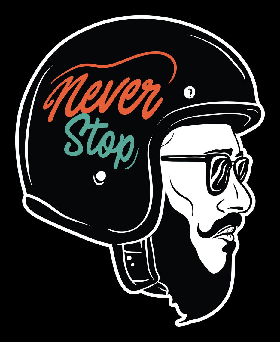 Sticker (Never Stop Riding)