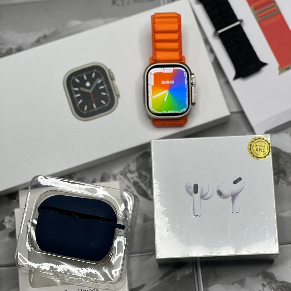 The Ultimate Gift Combo Pack | Watch Series 8 Ultra Smartwatch With ...