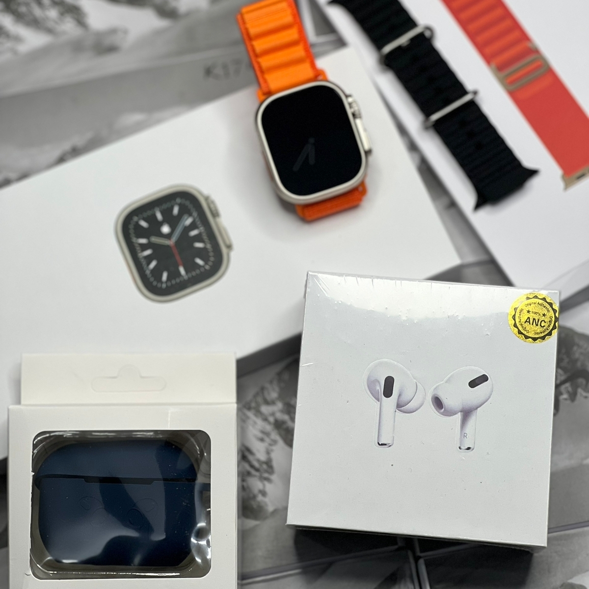 The Ultimate Gift Combo Pack | Watch Series 8 Ultra Smartwatch With ...