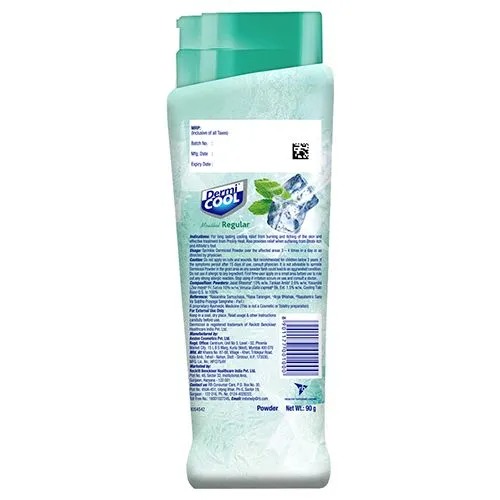 DERMI COOL PRICKLY HEAT POWDER MENTHOL REGULAR 90GM